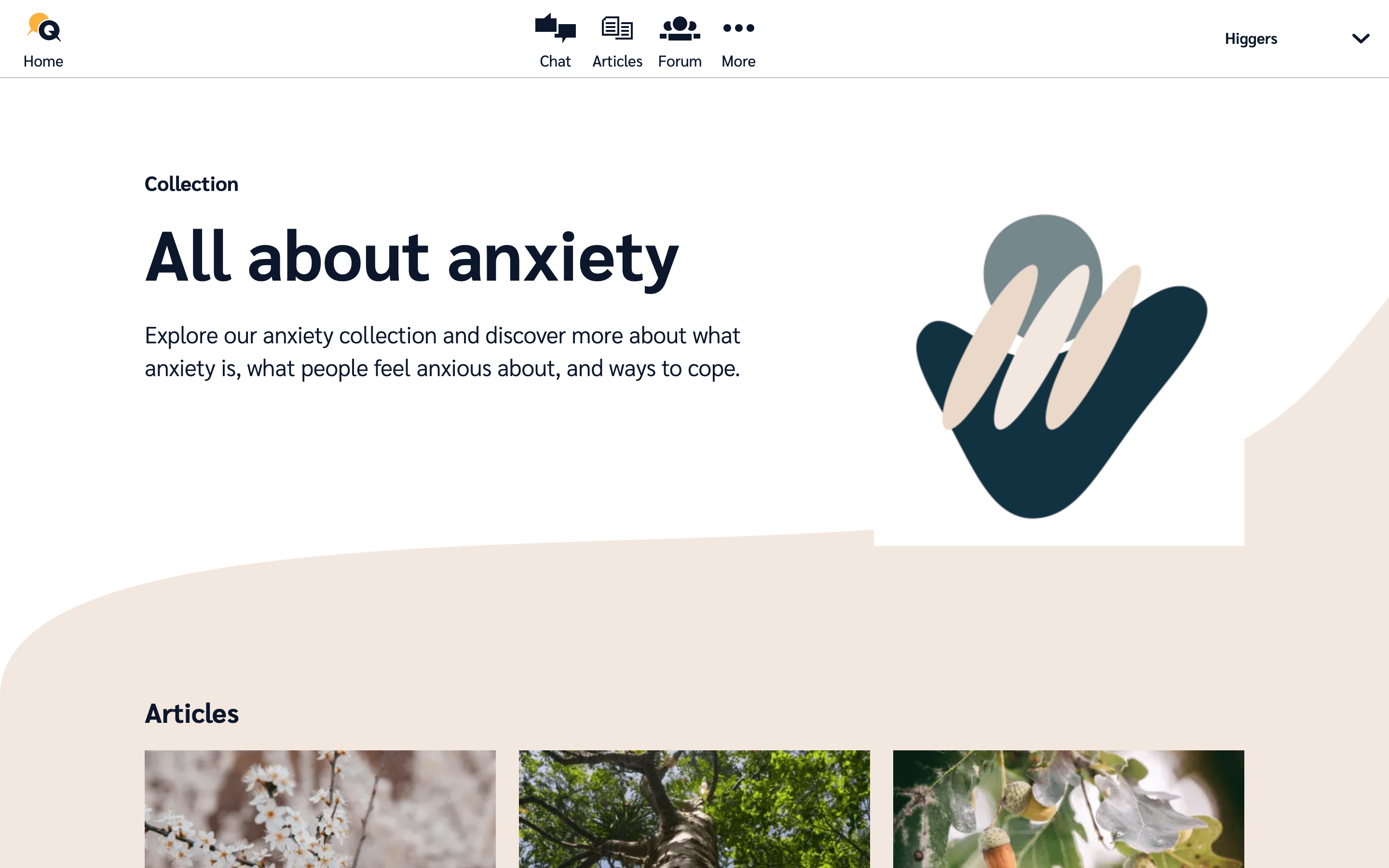 Free help with Anxiety. Qwell is here to support you